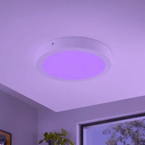 Eglo - LED RGBW Stmívatelné stropní svítidlo FUEVA-C LED/21W/230V