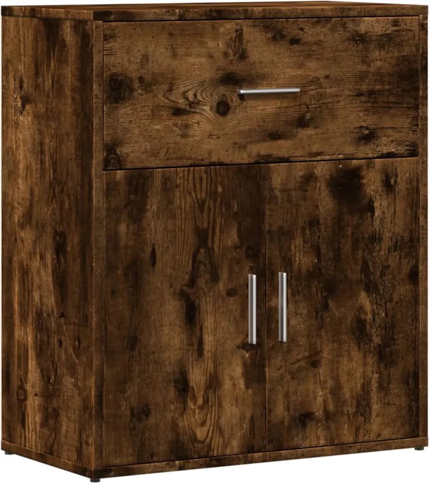 Příborníky 2 ks kouřový dub 60 x 31 x 70 cm kompozitní dřevo 3276550