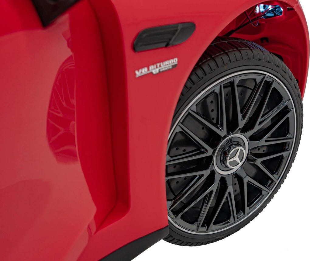 Ramiz Dětské elektrické auto Mercedes Benz AMG SL63 Červené