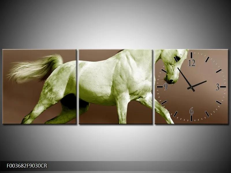 Obraz zeleného koně  (90x30 cm), 40 dalších rozměrů