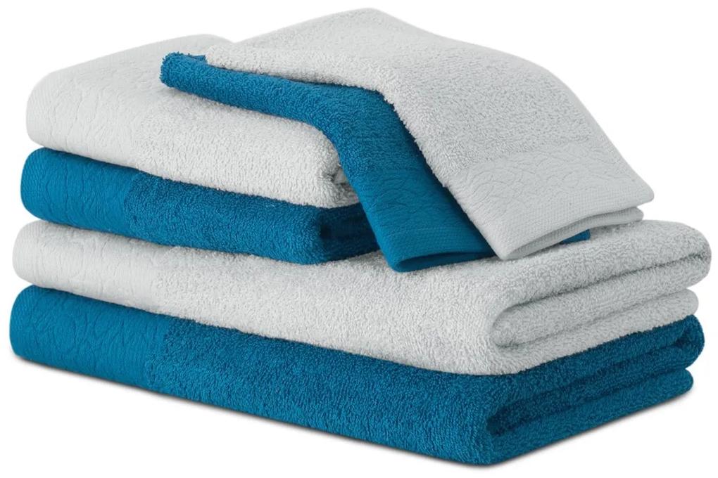 Sada 6 ks ručníků FLOSS klasický styl modrá
