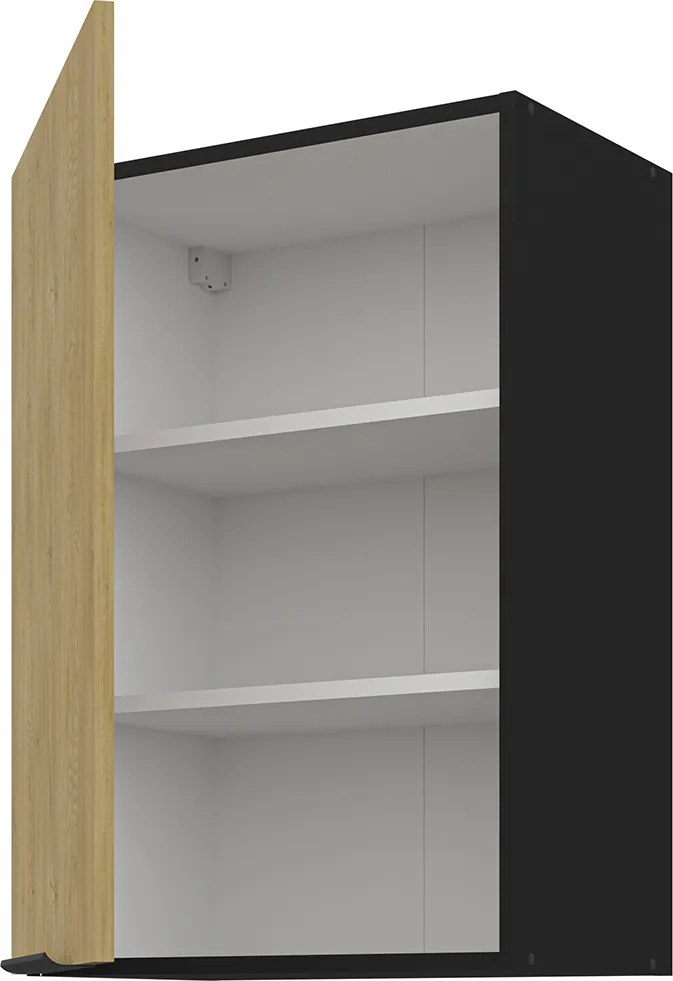 CREMONA cc | horní skříňka 50 G-72 1F policová | 50 cm | černá/cremona