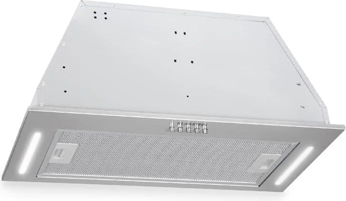 Klarstein Down Under 60, digestoř, 60 cm, vestavná, 590 m³/h, LED, nerezová ocel