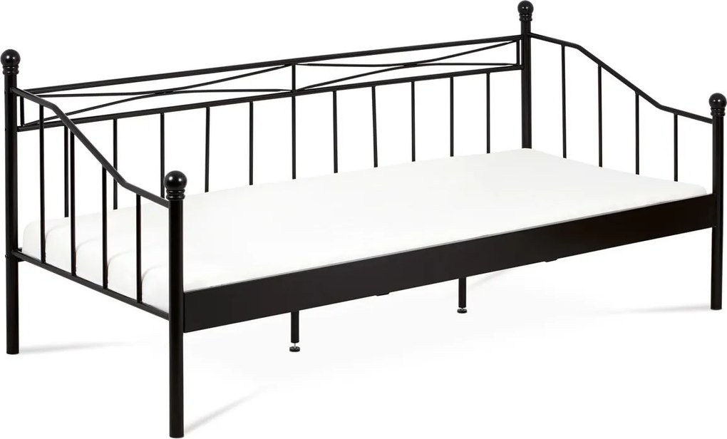 Autronic Kovová postel BED-1905 BK, 90x200, černá