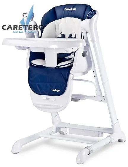 CARETERO | Caretero Indigo | Dětská jídelní židlička 2v1 Caretero Indigo navy | Modrá |