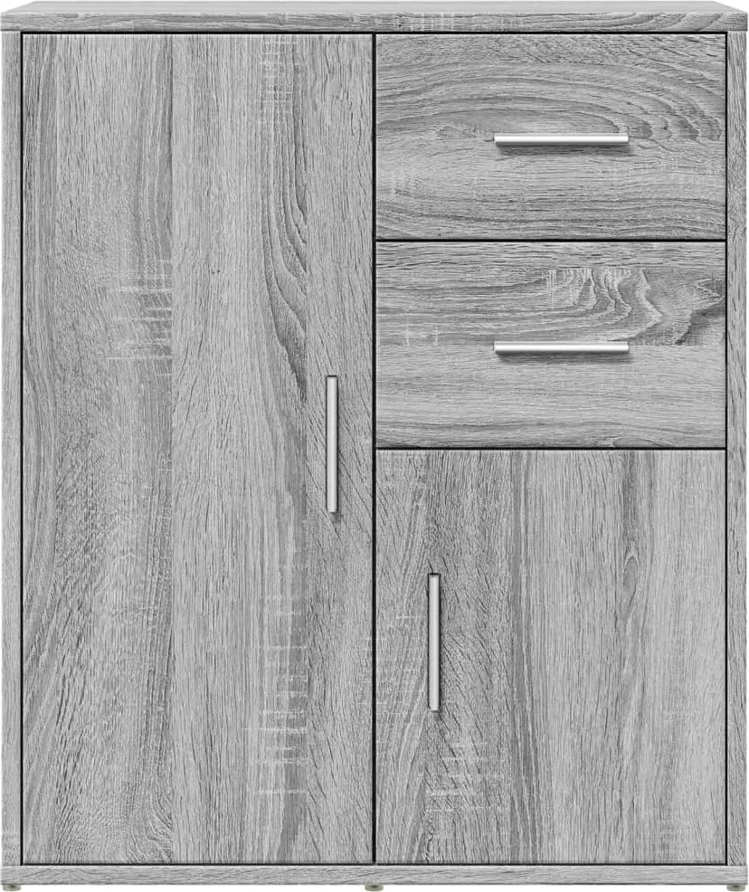 Příborníky 2 ks šedé sonoma 60 x 31 x 70 cm kompozitní dřevo 3276565