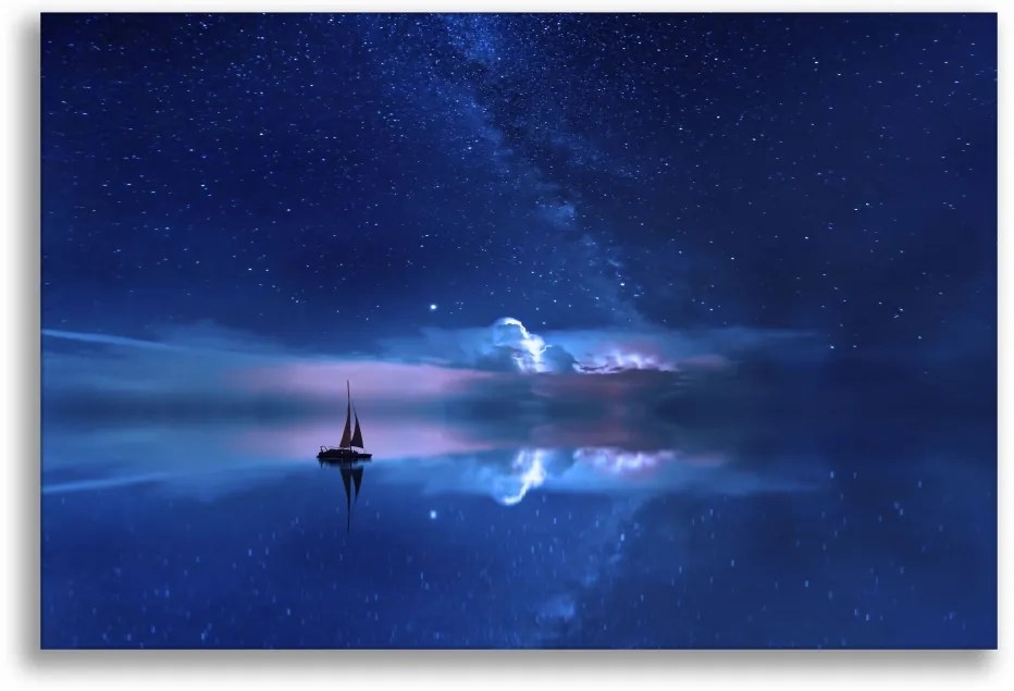 Obraz noční plavba Velikost (šířka x výška): 120x80 cm
