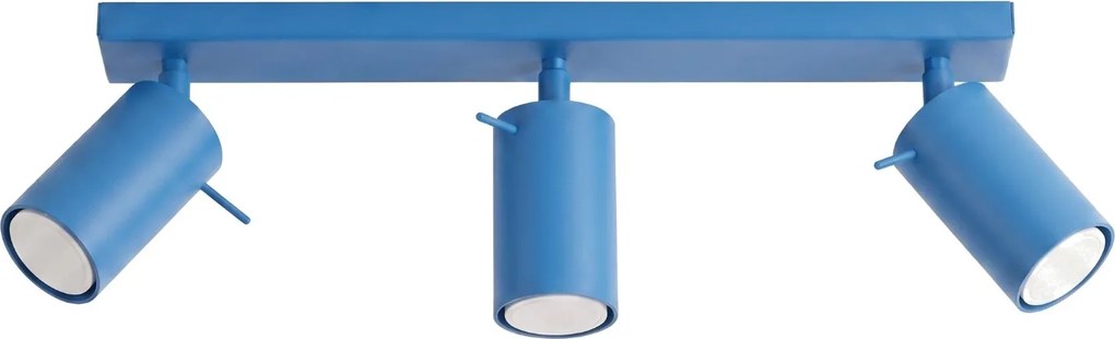 Sollux Lighting Stropní svítidlo RING 3L azurové