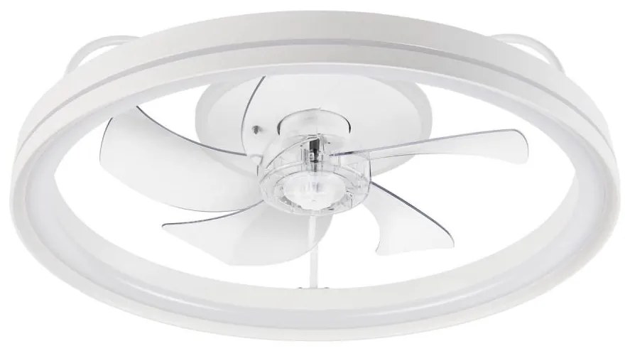 Lamkur LED Stropní svítidlo s ventilátorem FARGO LED/37W/230V bílá + DO LM-FL-2.226/BIAŁY