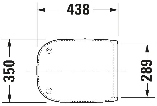 Duravit 67390099 - Záchodové prkénko SoftClose D-CODE 35x43,8 cm bílá
