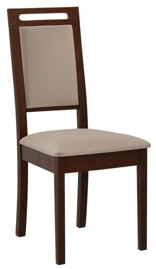 Čalouněná jídelní židle Heven XV, Barva dřeva: ořech, Potah: Hygge D20
