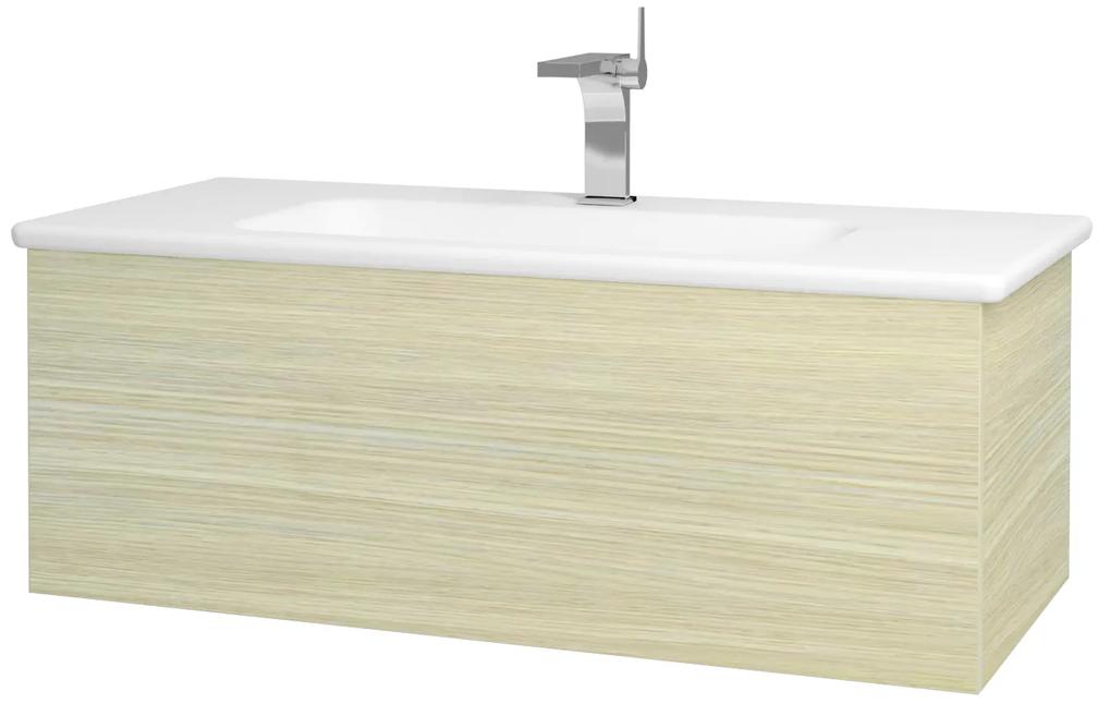 Dřevojas Koupelnová skříň VARIANTE SZZ 100 (umyvadlo Euphoria) Varianta: N01 Bílá lesk / IND Individual