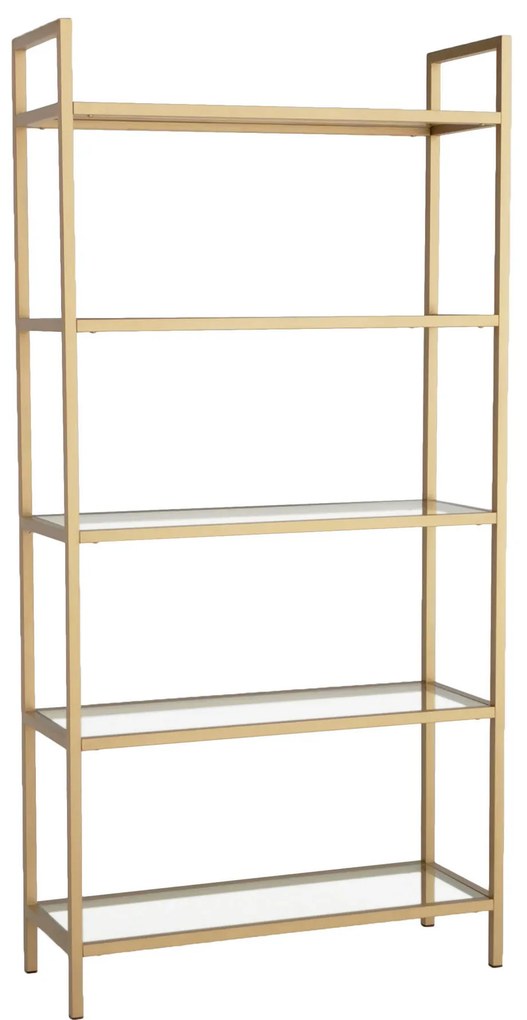 KALUNE DESIGN Kovová knihovna GLAMP zlatá 552NOS1304
