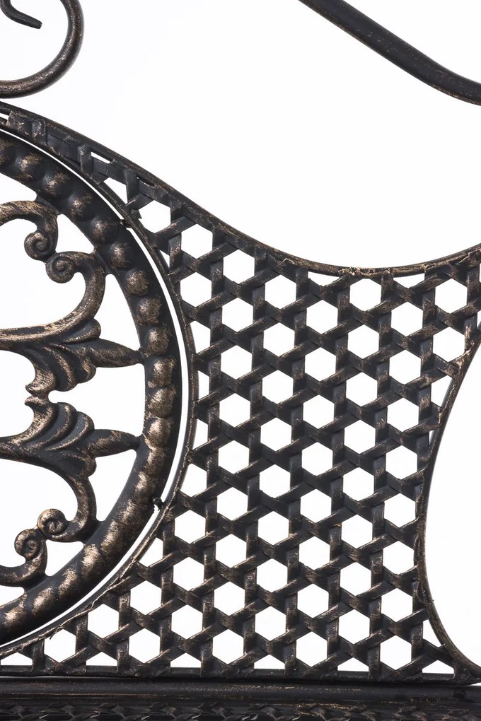 Kovová police regál Ani - Bronzová