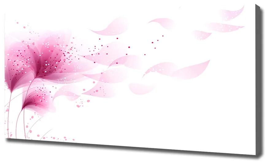 Wallmuralia Foto obraz na plátně Růžová květina 120x60 cm