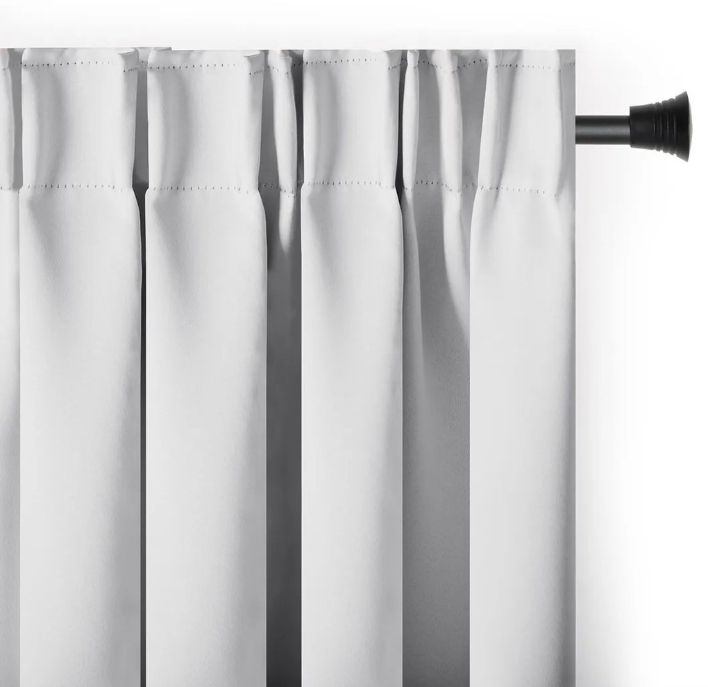 Závěs AmeliaHome Blackout s multifunkční páskou 140x245 cm bílý