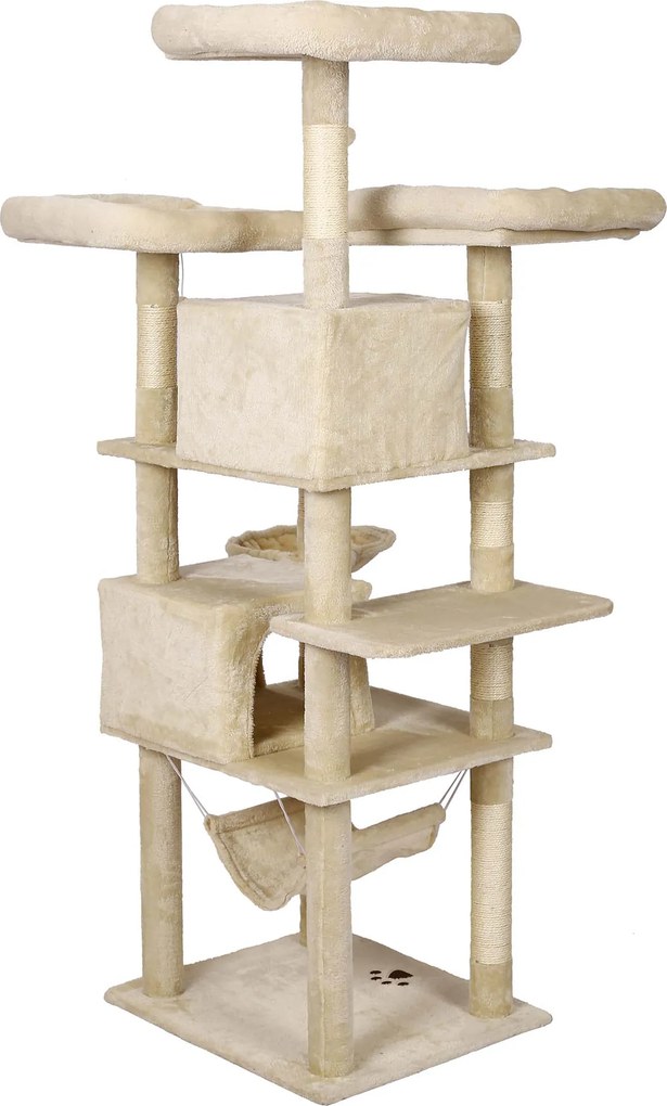 Škrabadlo pro kočky Wiltec – 172 cm, béžová (63244)