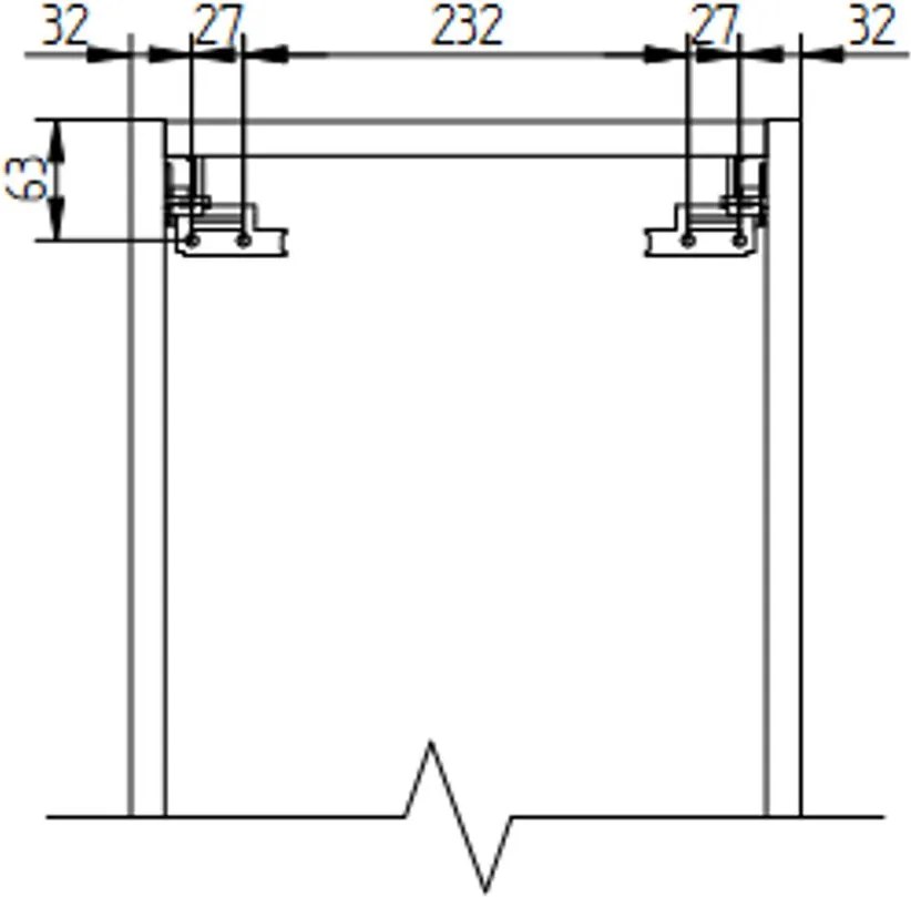 Mereo Mereo, Mailo, koupelnová skříňka vysoká 170 cm, bílá, dub, antracit, CN514LP