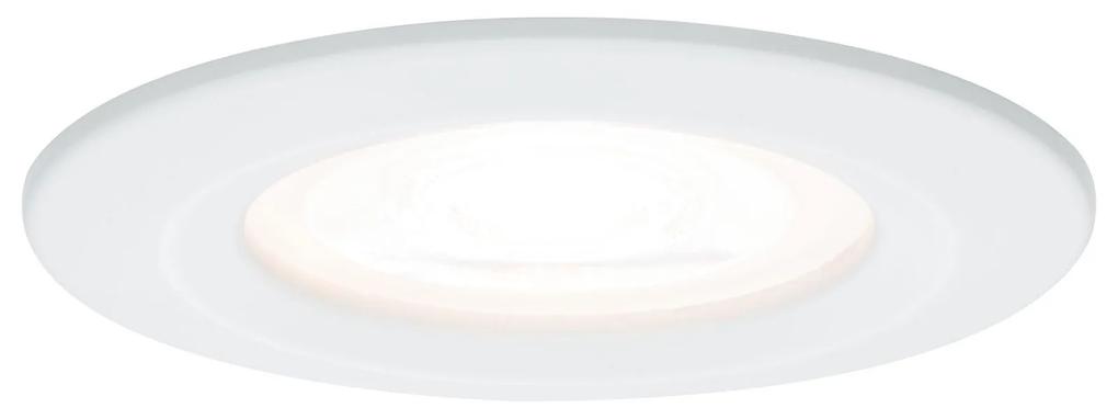 P 93441 Vestavné svítidlo LED Nova kruhové 1x6,5W GU10 bílá mat nevýklopné 934.41 - PAULMANN