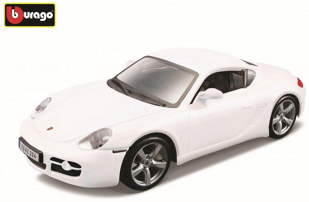 Kovový model bburago 1:32 porche cayman s white