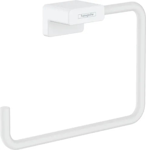 Hansgrohe AddStoris, kruh na ručník, matná bílá, HAN-41754700
