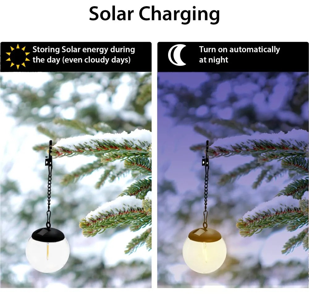 VELAMP Solární závěsné světlo SPK20