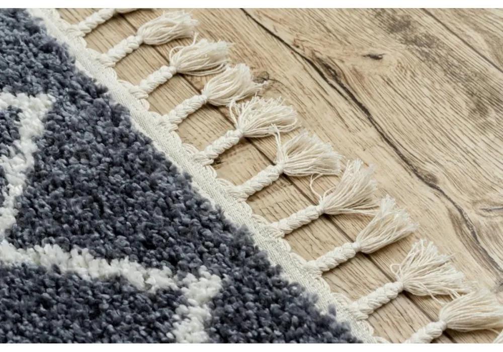Kusový koberec Shaggy Asil šedý 200x290cm