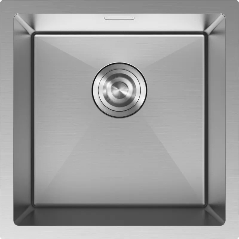 Mexen Trixo nerezový dřez 1-komorový 440 x 440 mm, inox - 6413441000-01