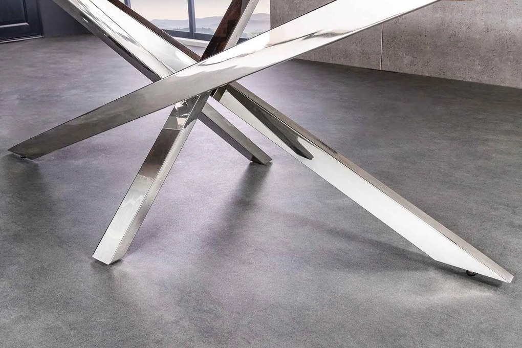 Designový jídelní stůl Shark 220 cm teak