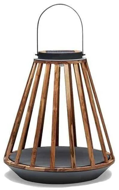 Solární lampa Mrs. Solar  Kate teak antracit XL