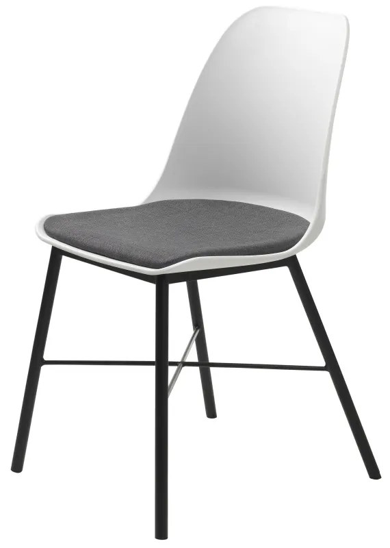 Designová židle Jeffery bílá