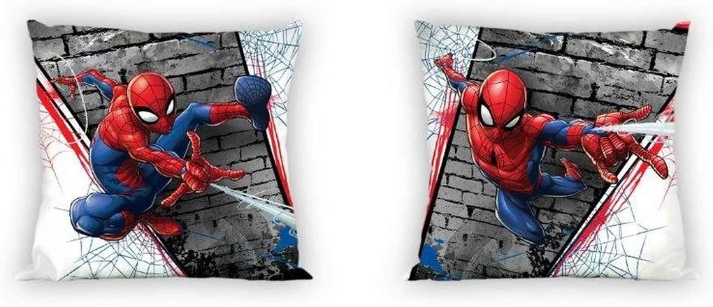 FARO Povlak na polštářek Spiderman zeď 100% Bavlna 40/40 cm