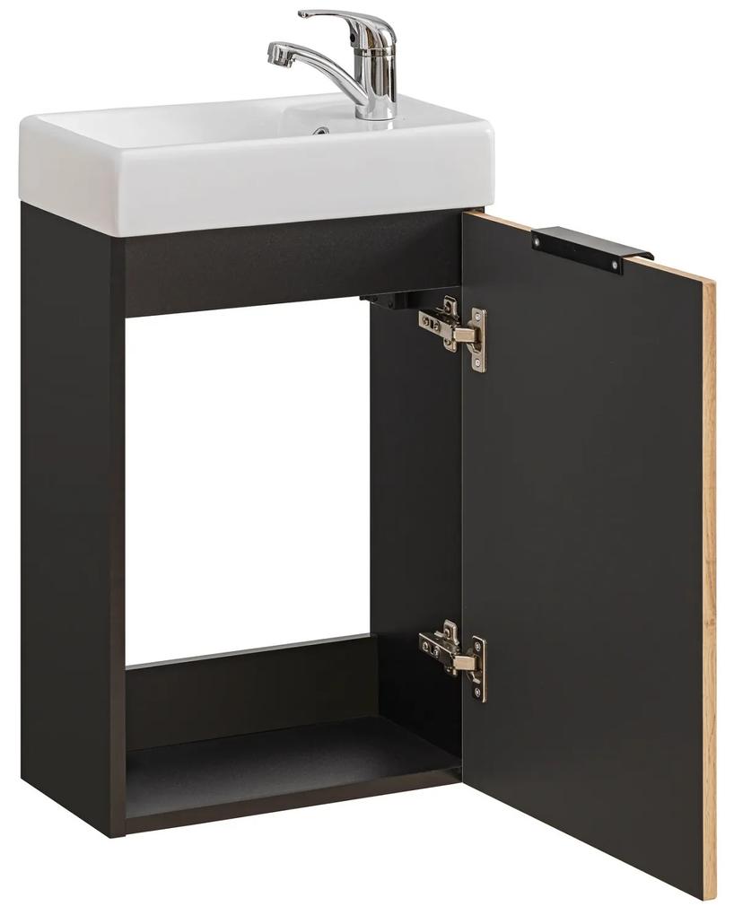 Koupelnová skříňka s umyvadlem XILO U40/1 | 40 cm