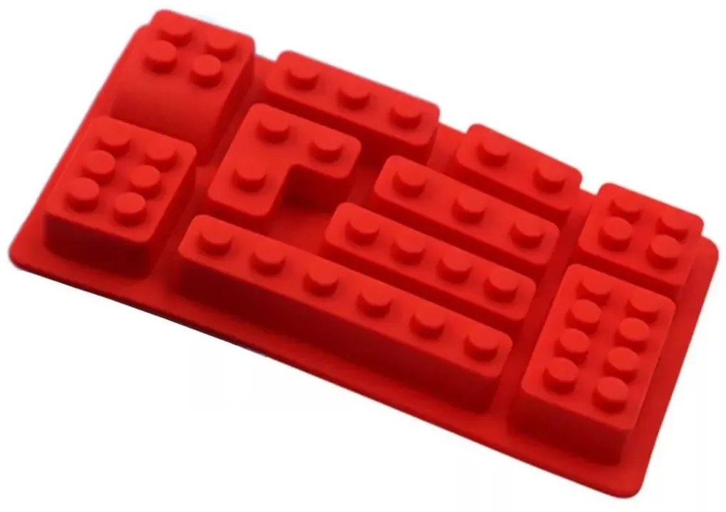 Zaparkorun Silikonová forma na led ve tvaru kostek LEGO