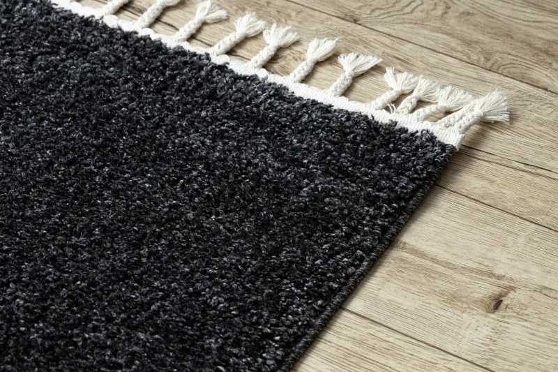 Dywany Łuszczów, Kusový koberec Berber 9000 grey, 200x290, šedá, obývací pokoj