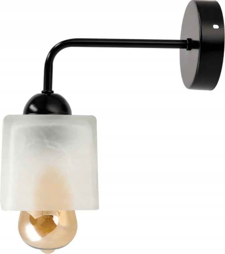 Nástěnná lampa 1x E27 LOFT edison LED nad zrcadlové skleněné svítidlo