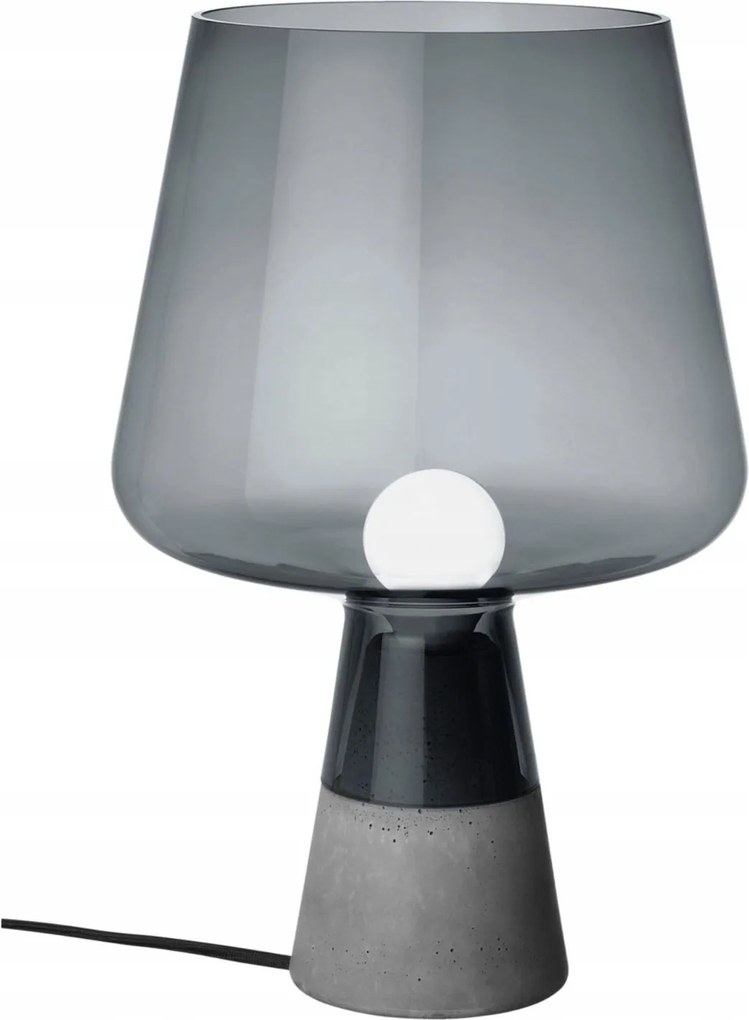Stolní lampa Iittala Leimu šedá 30x20 cm noční lampa elegantní E27 60W