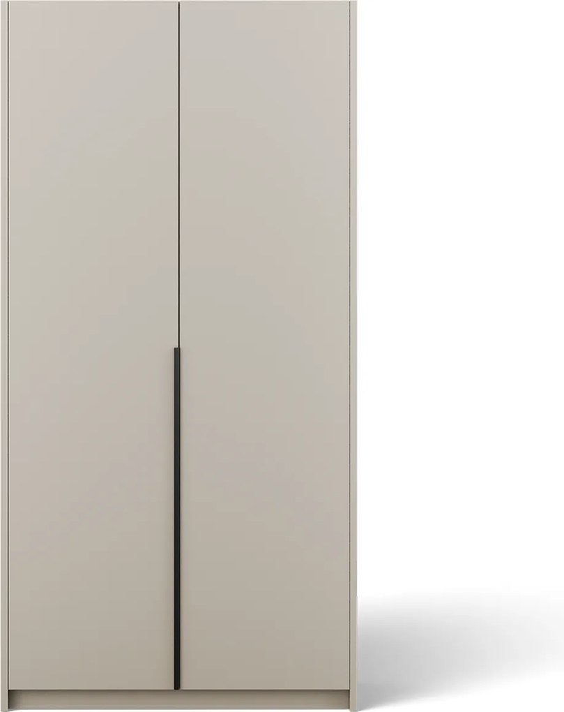 ADRK Šatní skříň BREGMA II WB 100, bílá/madlo černé