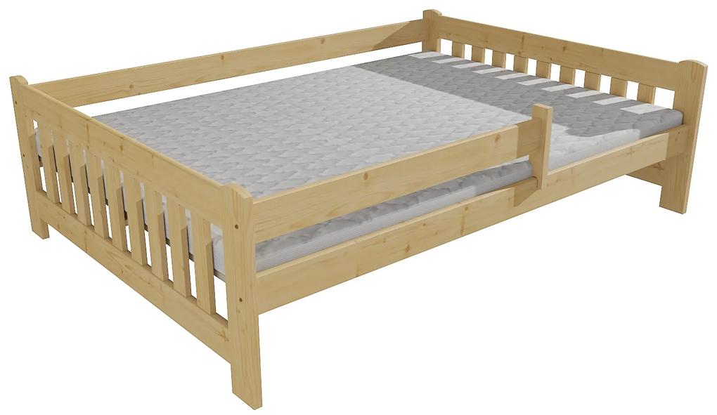 Vomaks Dětská postel DP 022 XL se zábranou Rozměr: 120 x 200 cm, Barva: barva růžová
