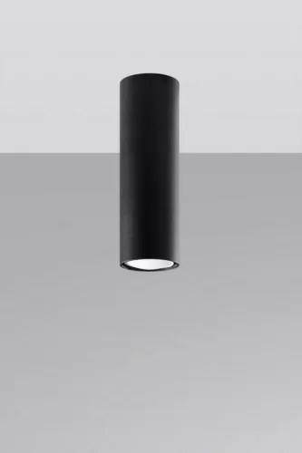 Stropní svítidlo SOLLUX Lagos 20cm GU10 1x40W bez zdroje SL.1001 černá