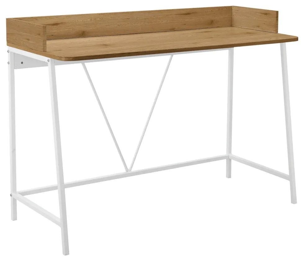Pracovní stůl s deskou v dubovém dekoru 50x120 cm Savona – Støraa