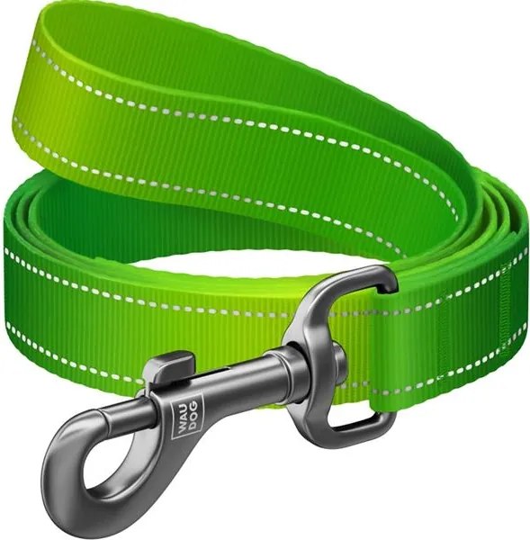 Vodítko nylon WAUDOG Mono 2,0x200cm světle zelené