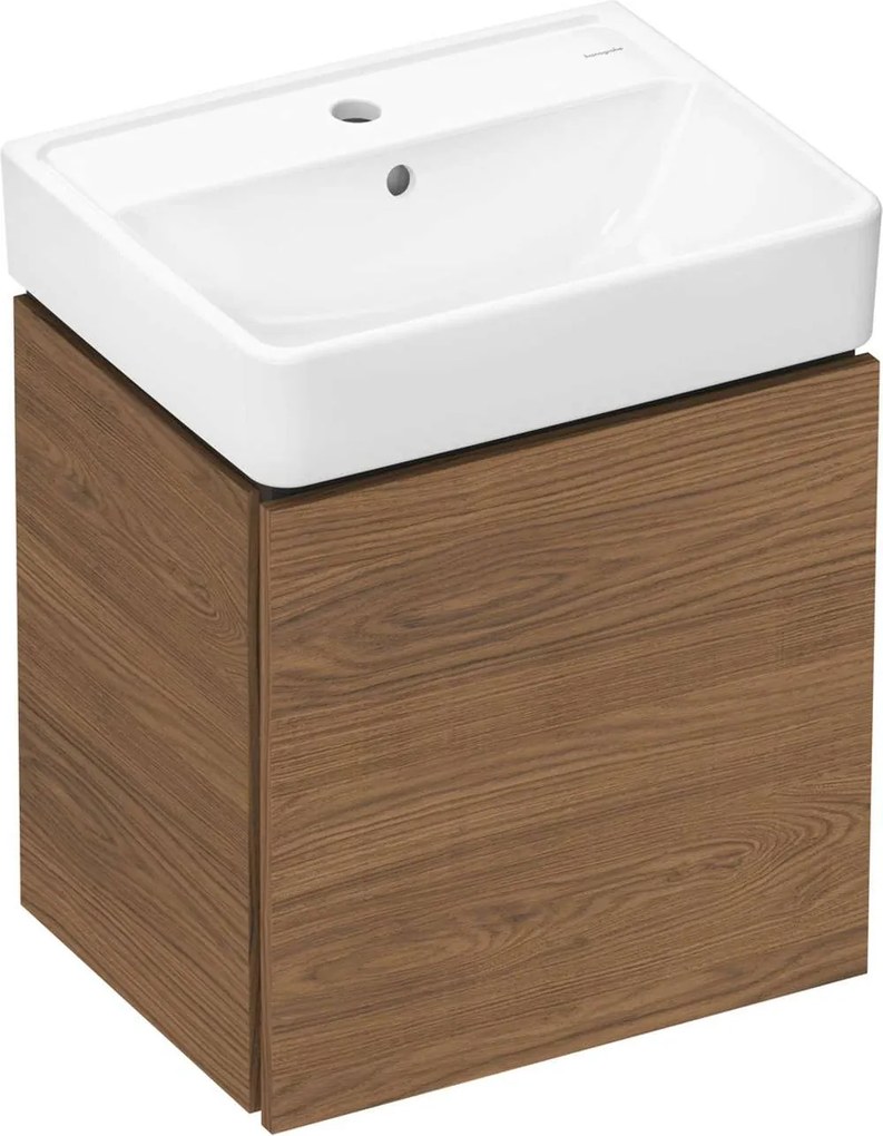 Hansgrohe Xilesa E - Skříňka s umyvadlem, 48x61x39 cm, 1 zásuvka, dub kašmírový 54395550