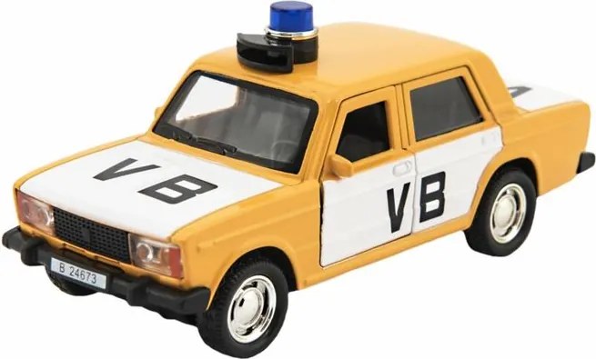 Retro policejní auto VB se světlem a zvukem