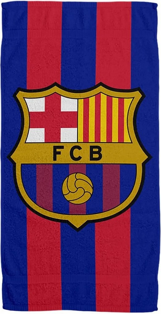 Bavlněná osuška FC Barcelona - motiv Blaugrana - 100% bavlna - 70 x 140 cm