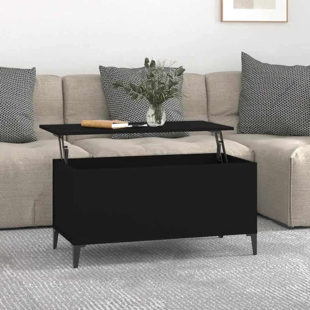vidaXL Konferenční stolek 90x44,5x45 cm kompozitní dřevo [819592] Barva: kouřový dub