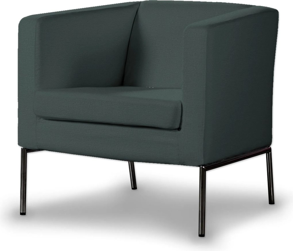 Potah na křeslo IKEA Klappsta barva zelená látka sametová
