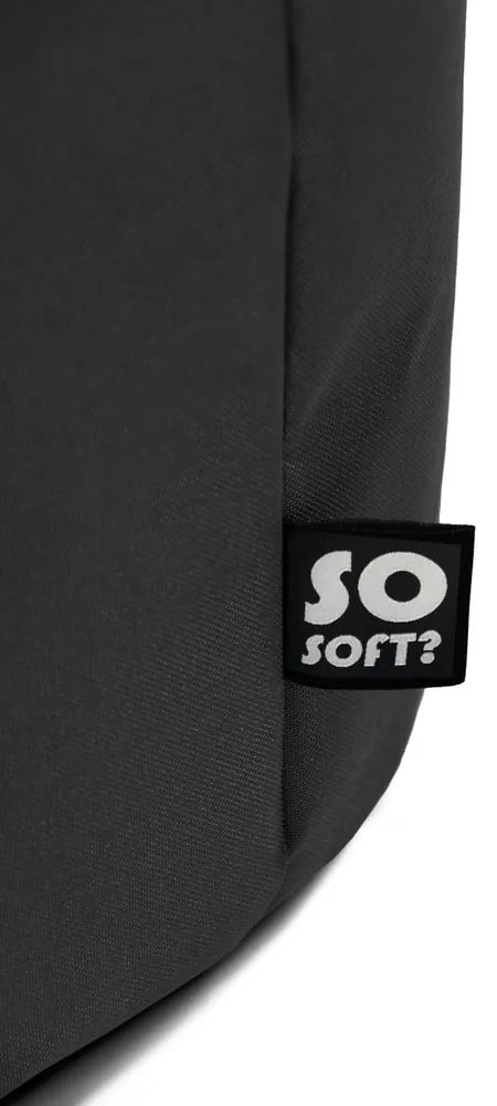 Šedý dětský sedací vak Dot M – So Soft?
