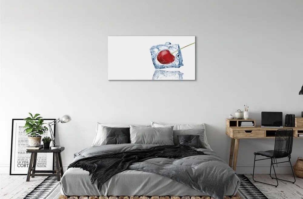 Obrazy na plátně Kostka ledu cherry 120x60 cm