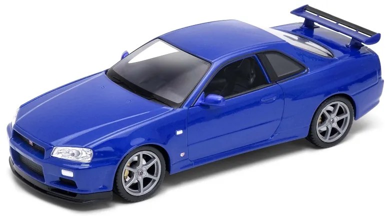 Welly Nissan Skyline GT-R - modré 1:24